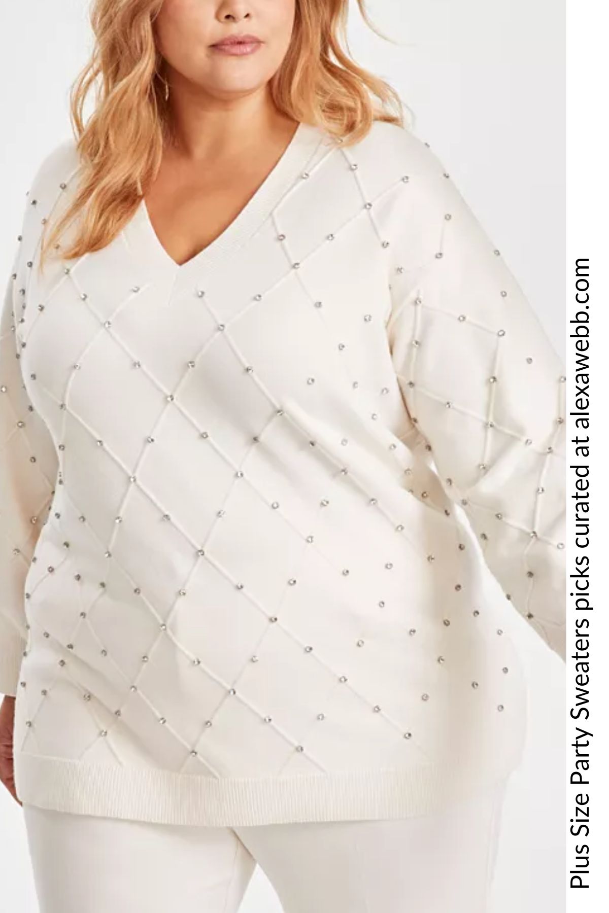 36 Plus Size Party Sweaters - Alexa Webb