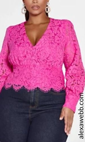 30 Plus Size Party Tops {with Sleeves} - Alexa Webb