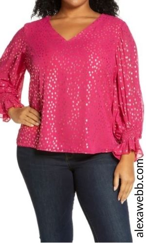30 Plus Size Party Tops {with Sleeves} - Alexa Webb