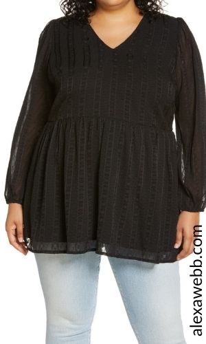 30 Plus Size Party Tops {with Sleeves} - Alexa Webb