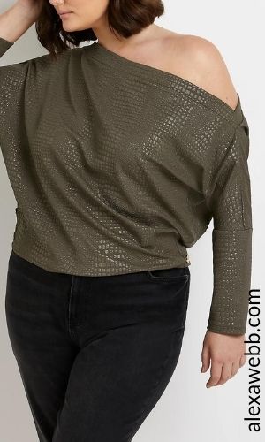 30 Plus Size Party Tops {with Sleeves} - Alexa Webb