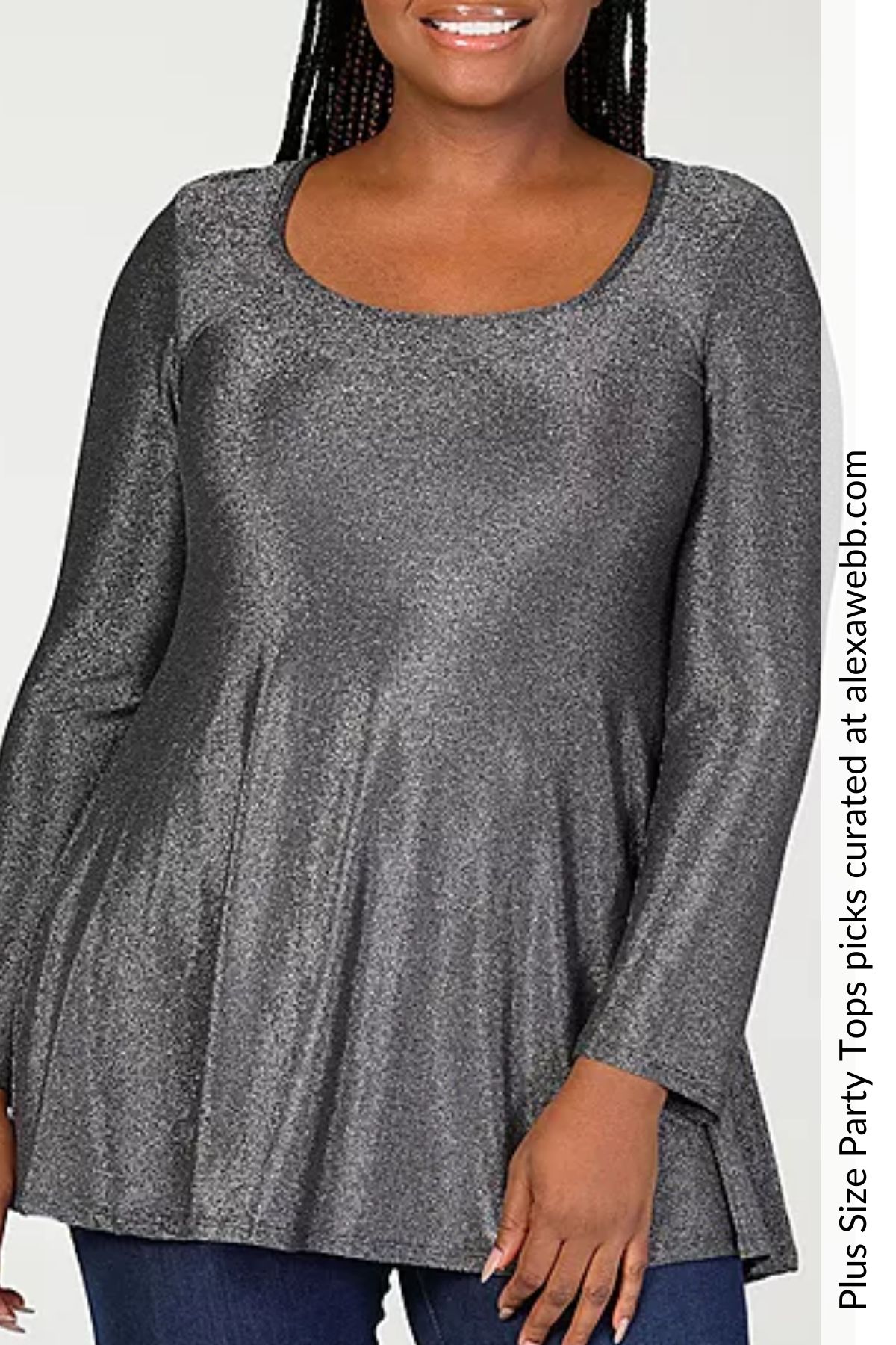 33 Plus Size Party Tops {with Sleeves} - Alexa Webb