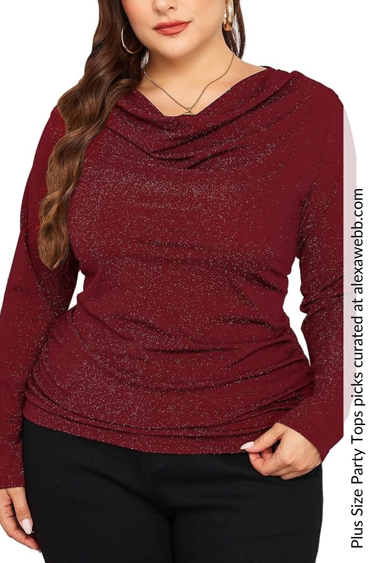 33 Plus Size Party Tops {with Sleeves} - Alexa Webb