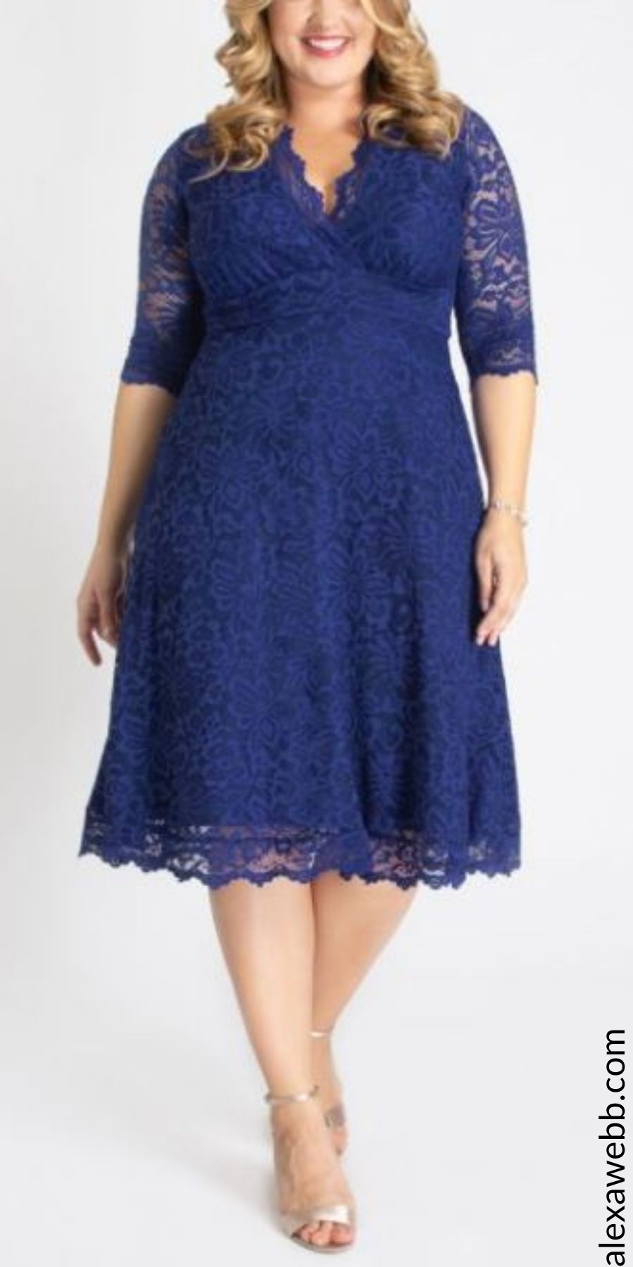 81 Plus Size Spring Wedding Guest Dresses - Alexa Webb