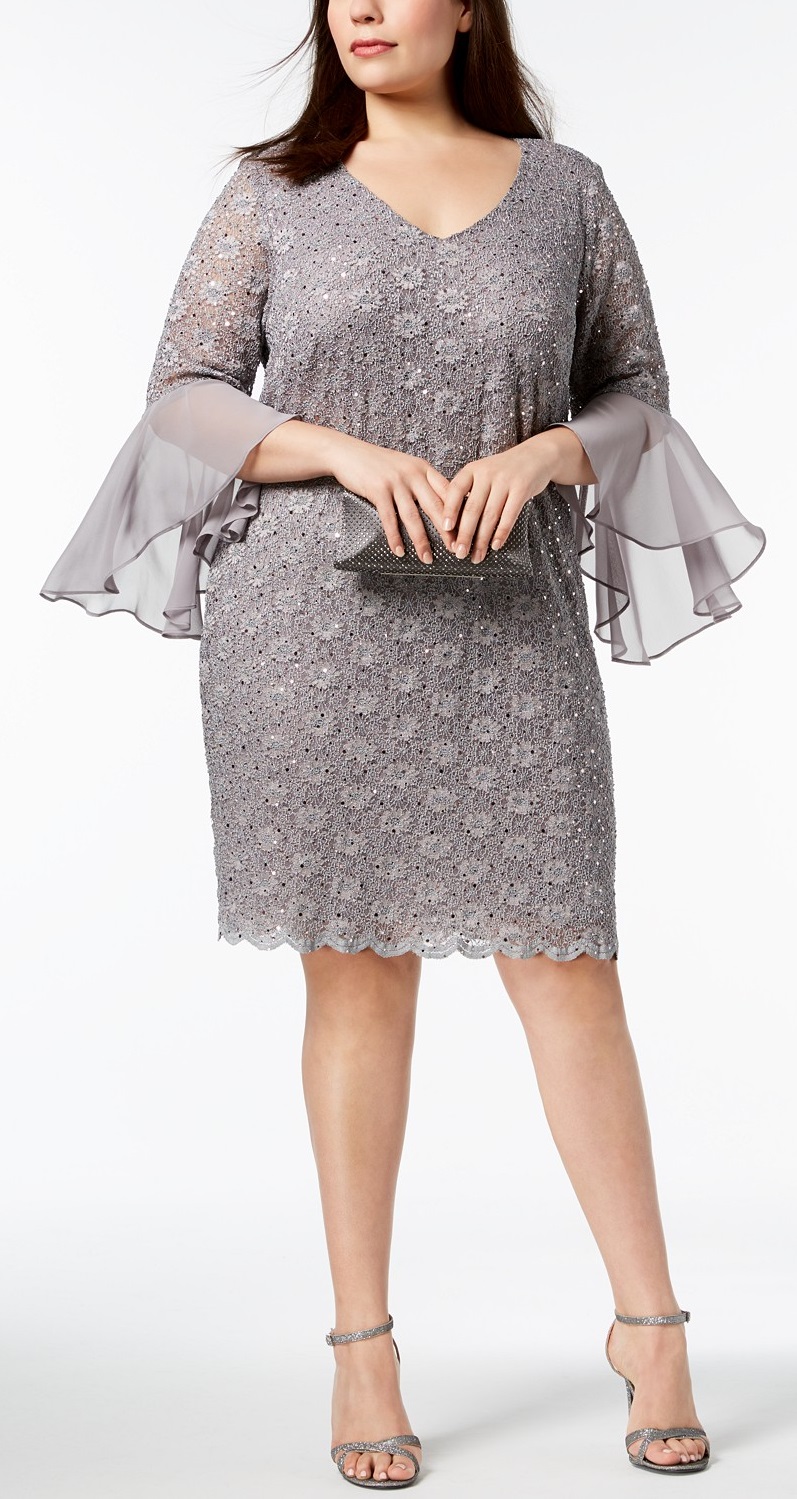 45 Plus Size Wedding Guest Dresses {with Sleeves} Alexa Webb