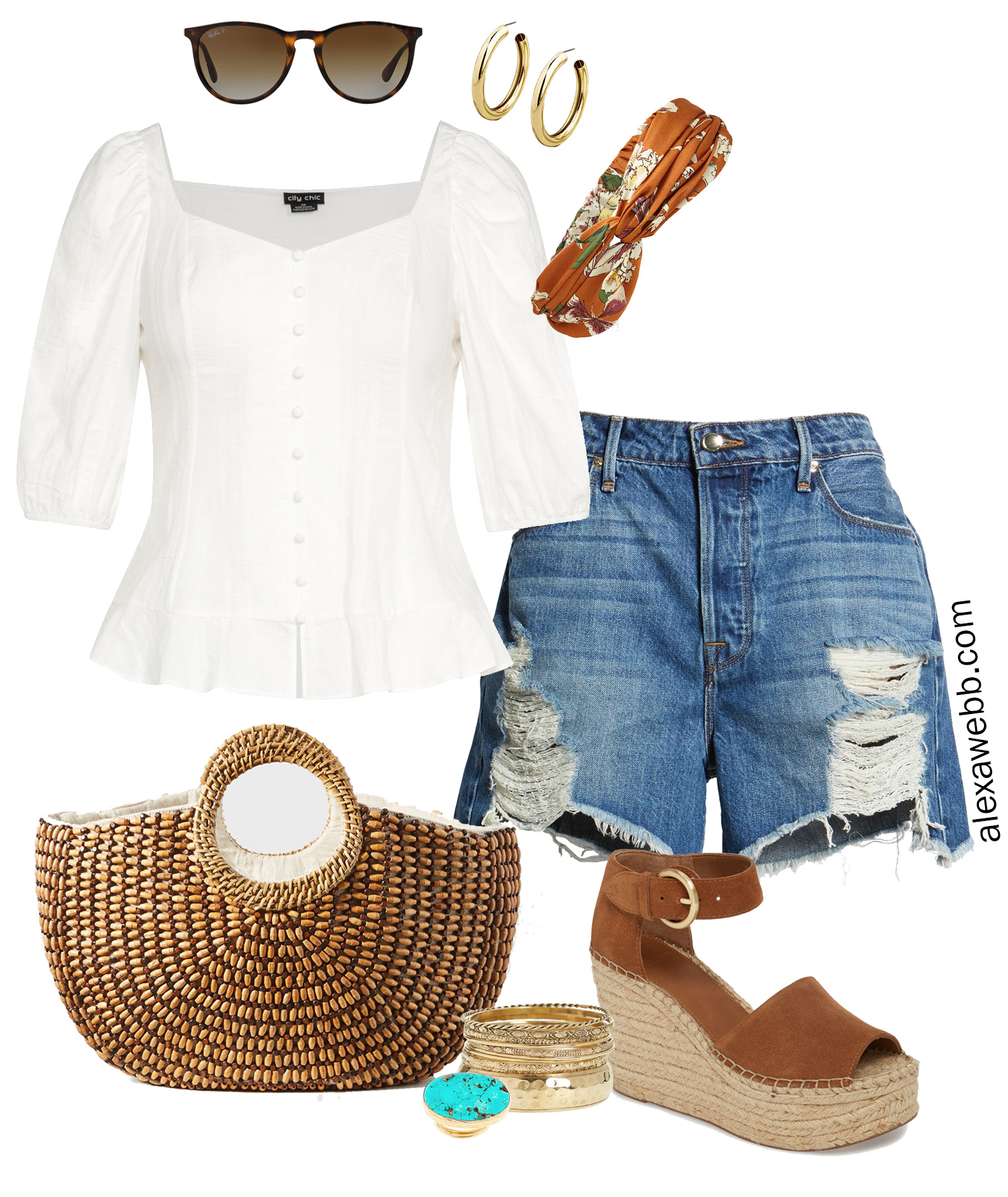 Plus Size Boho Outfit - Alexa Webb