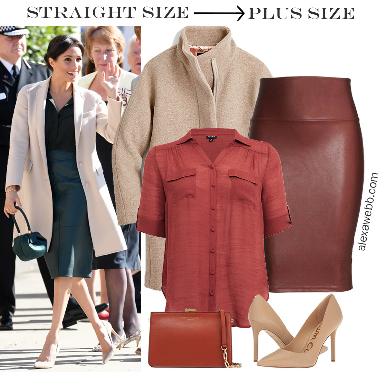 Straight Size to Plus Size - Meghan Markle Inspired - Alexa Webb