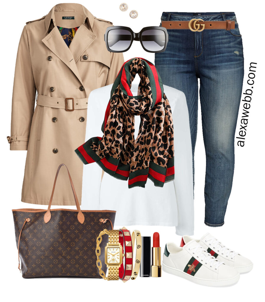 Plus Size Gucci Scarf Outfits - Part 1 - Alexa Webb
