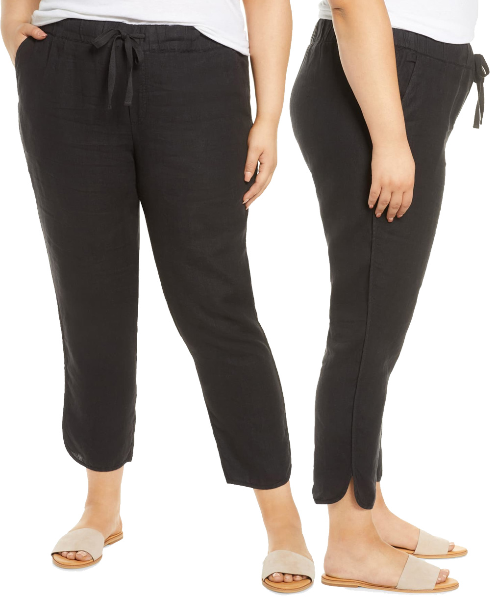 Plus Size Linen Pants Outfit with Nordstrom - Alexa Webb