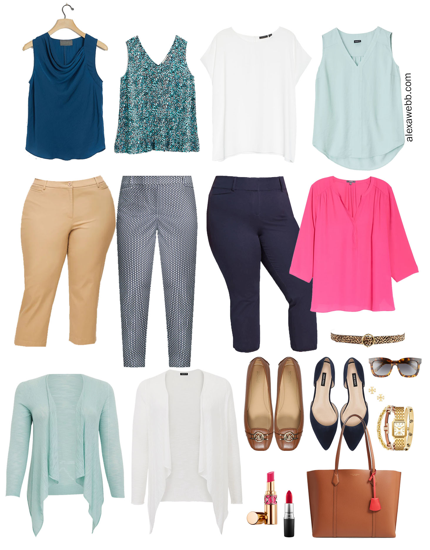 Plus Size Summer Work Capsule Wardrobe - Alexa Webb