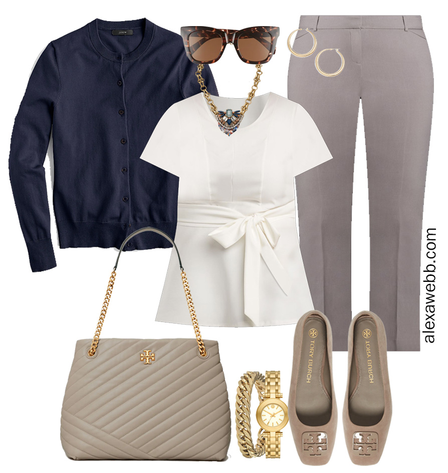 Plus Size Spring Work Capsule Wardrobe - Alexa Webb