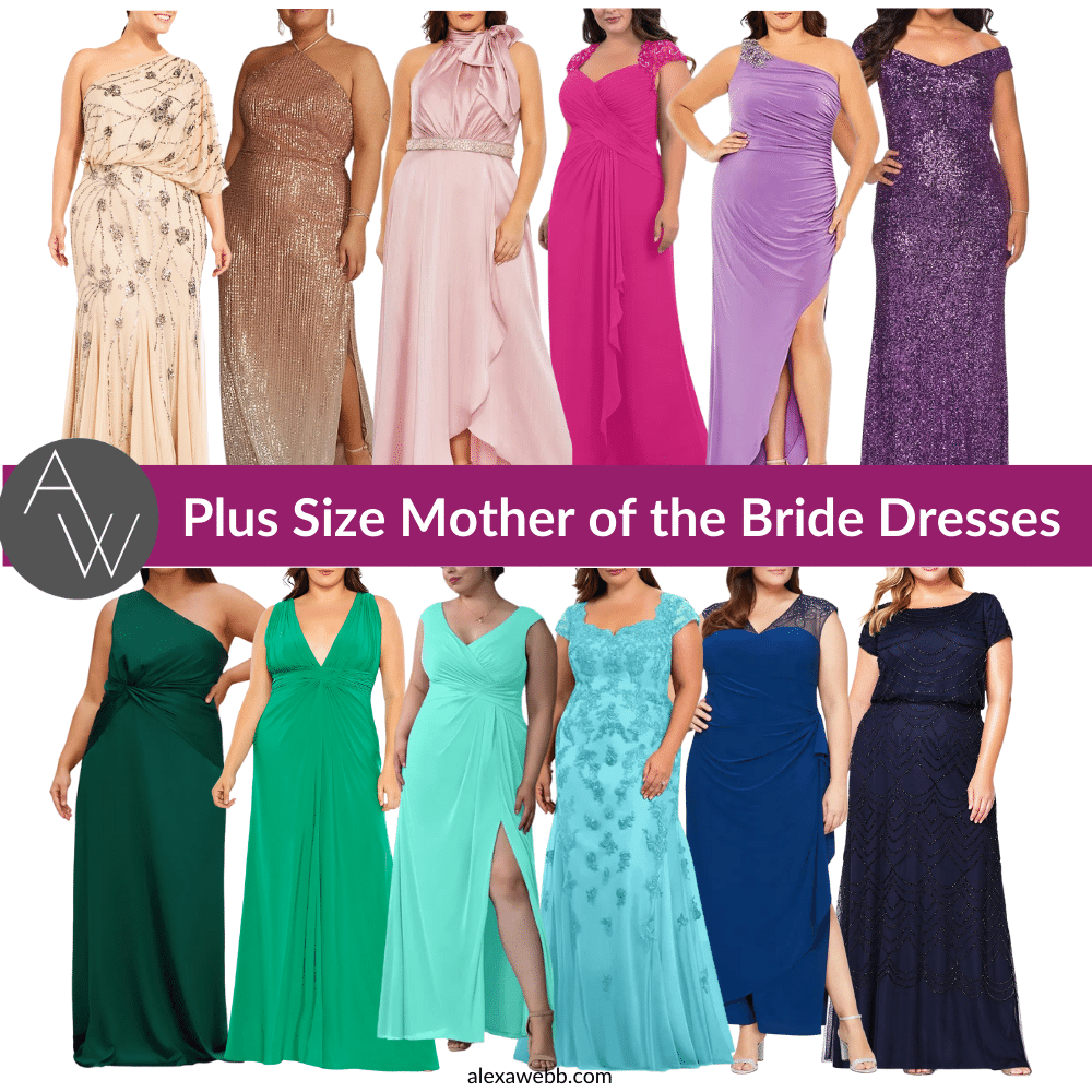66 Plus Size Mother of the Bride Dresses - Alexa Webb