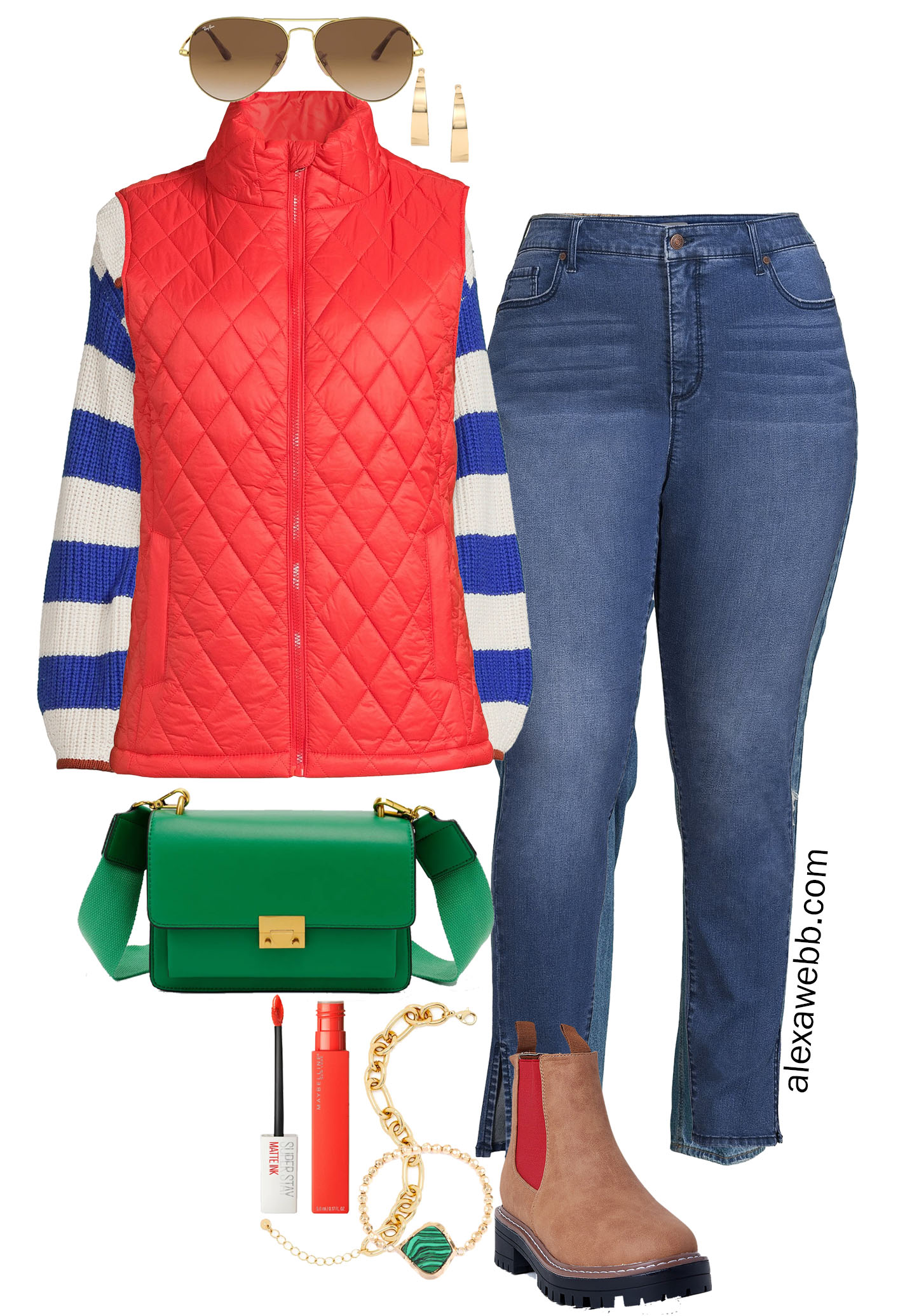 Plus Size Preppy Style - Alexa Webb