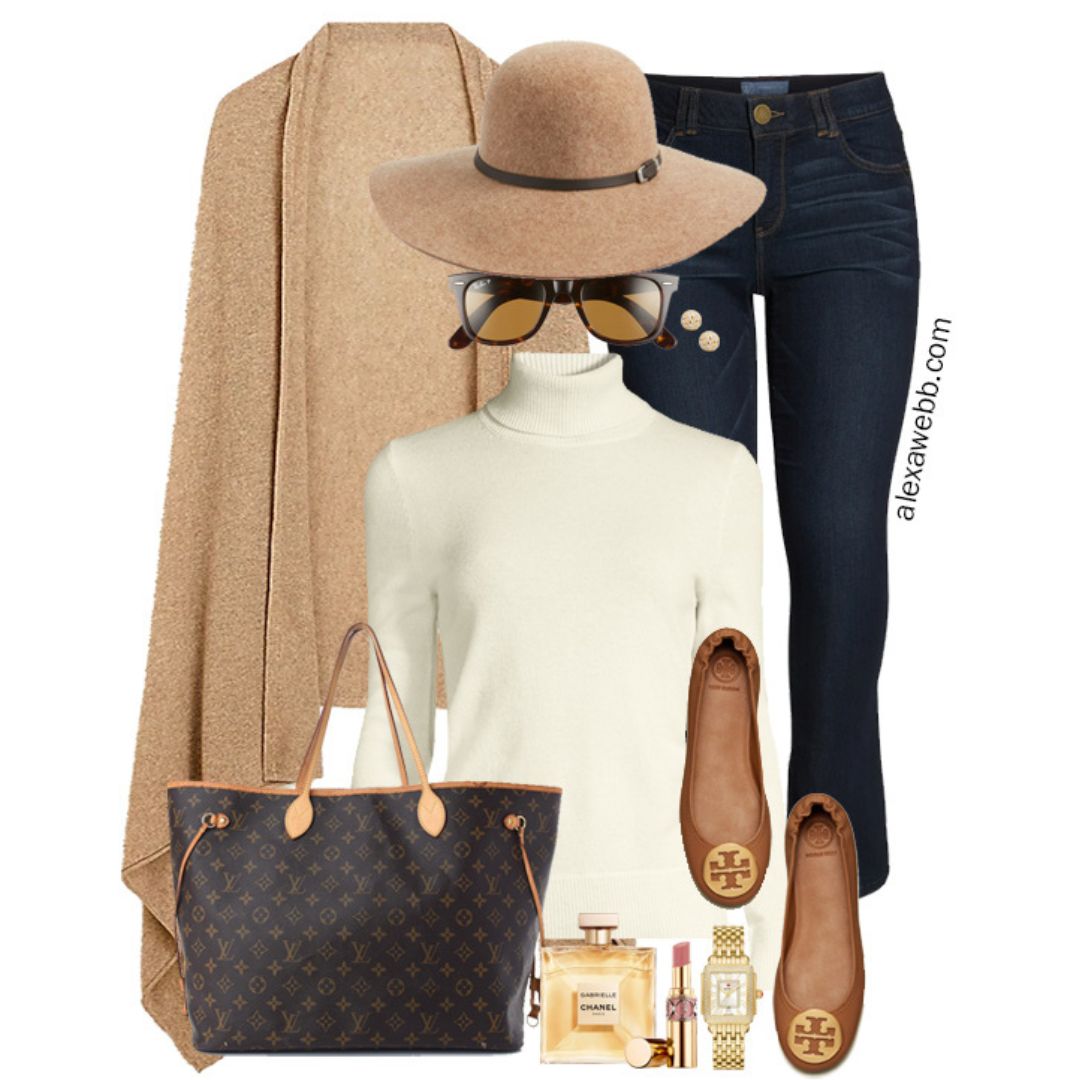 Plus Size Coastal Grandmother Fall Outfit - Alexa Webb