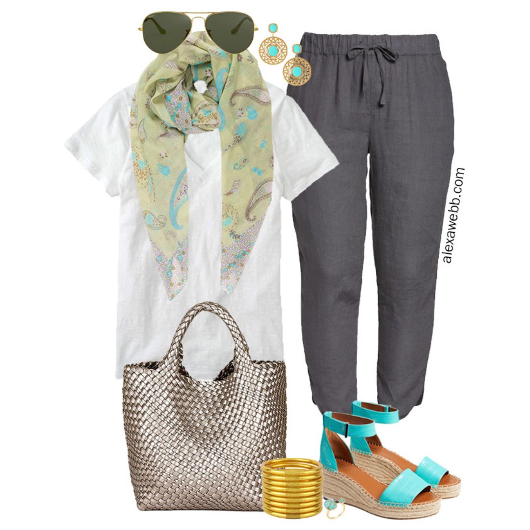 Plus Size Spring Scarf Outfits 1 - Alexa Webb