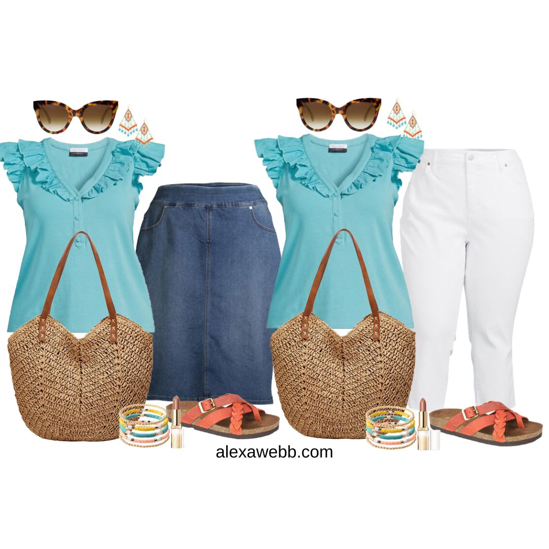 Plus Size on a Budget - Easy Summer 1 - Alexa Webb