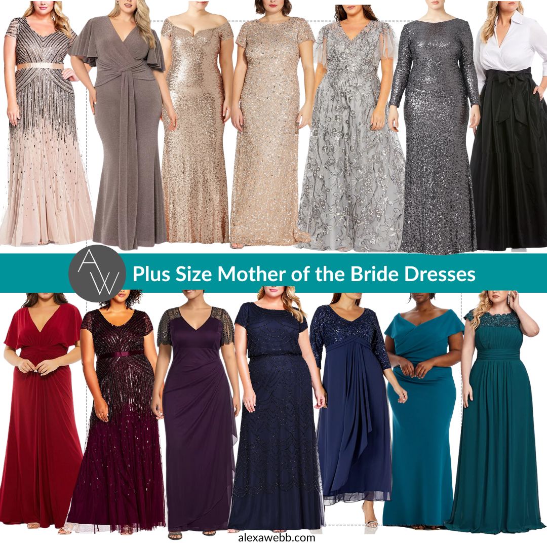66 Plus Size Mother of the Bride Dresses - Alexa Webb