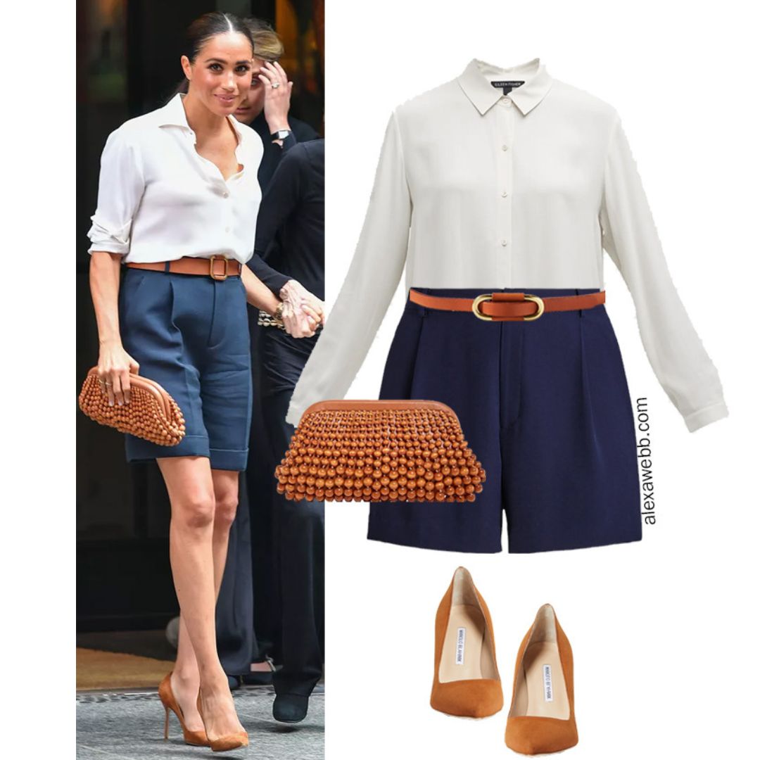 Straight Size to Plus Size – Meghan Markle Shorts - Alexa Webb