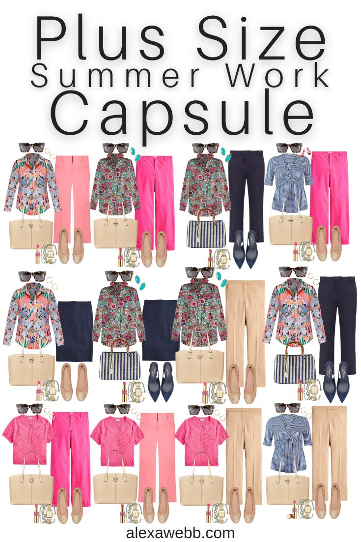 Plus Size Summer Work Capsule - Part 1 - Alexa Webb