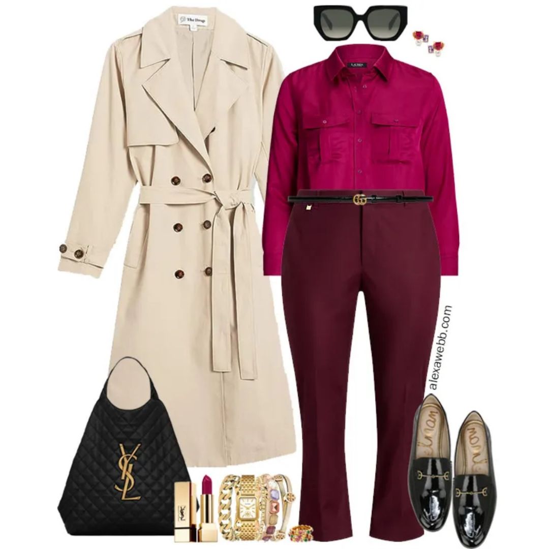 Plus Size Luxury Work Outfit - Alexa Webb