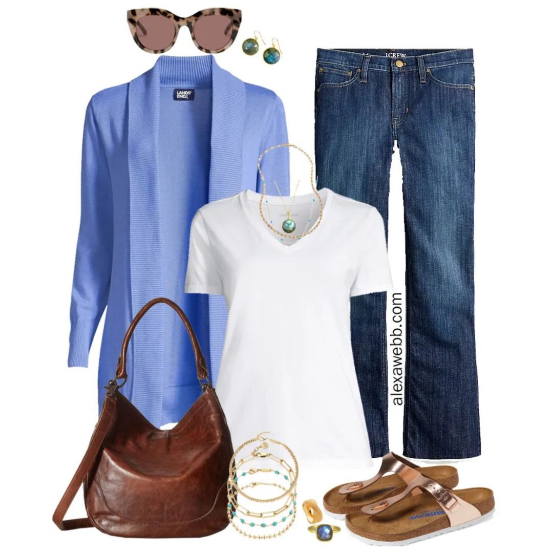 Plus Size Fall Casual Jeans Outfit - Alexa Webb