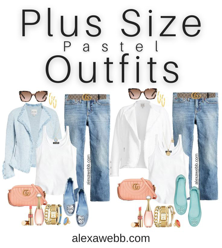 Plus Size Pastel Outfits - Alexa Webb
