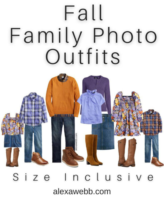 Size Inclusive Family Photo Outfits - Alexa Webb