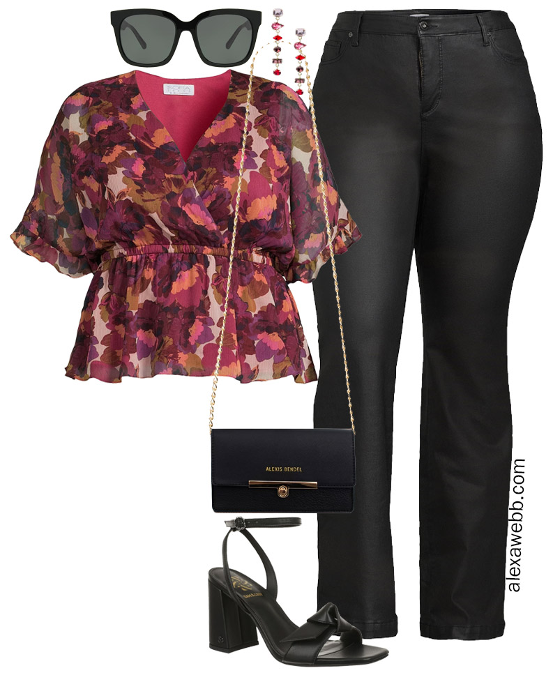 Plus Size Date Night Outfit With Walmart Alexa Webb