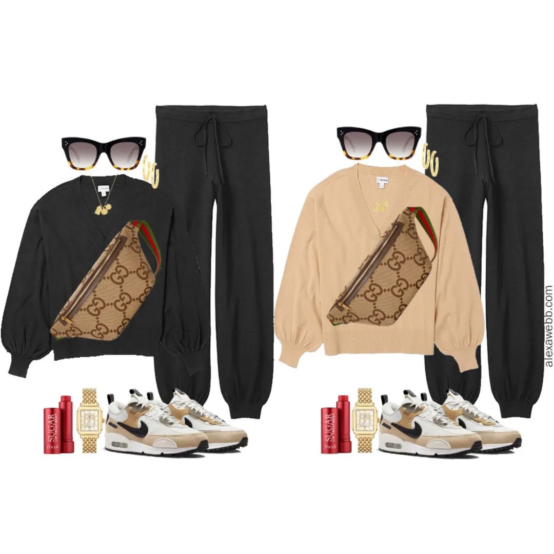 Plus Size Sweater Knit Sweats - Alexa Webb