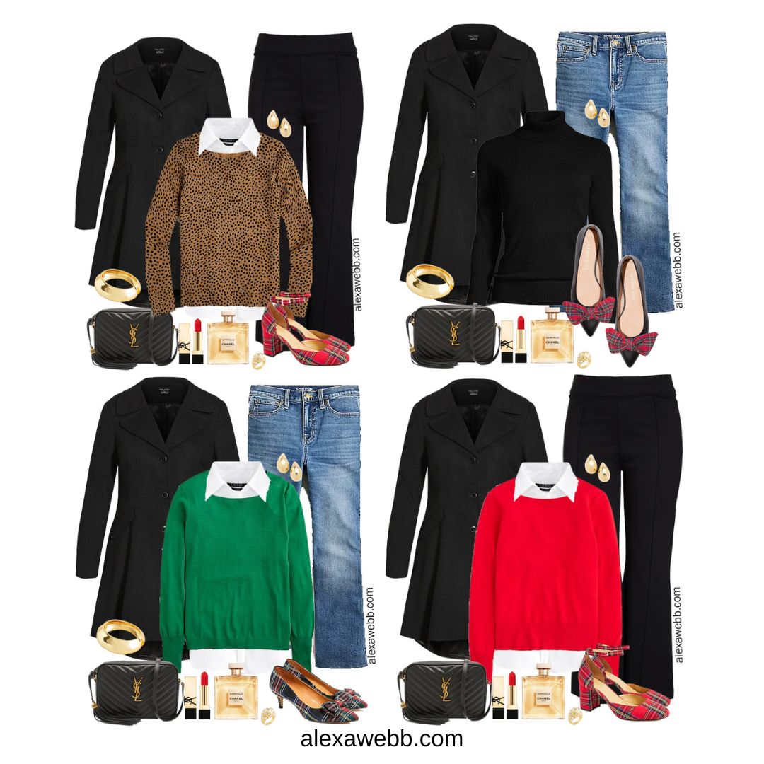 Plus Size Plaid Holiday Outfits 2 - Alexa Webb