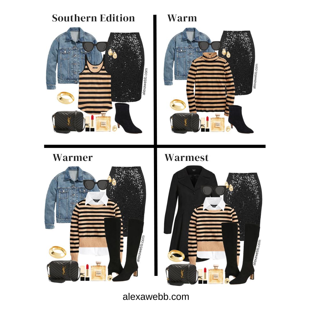 Plus Size Holiday Sequin Outfits - Alexa Webb