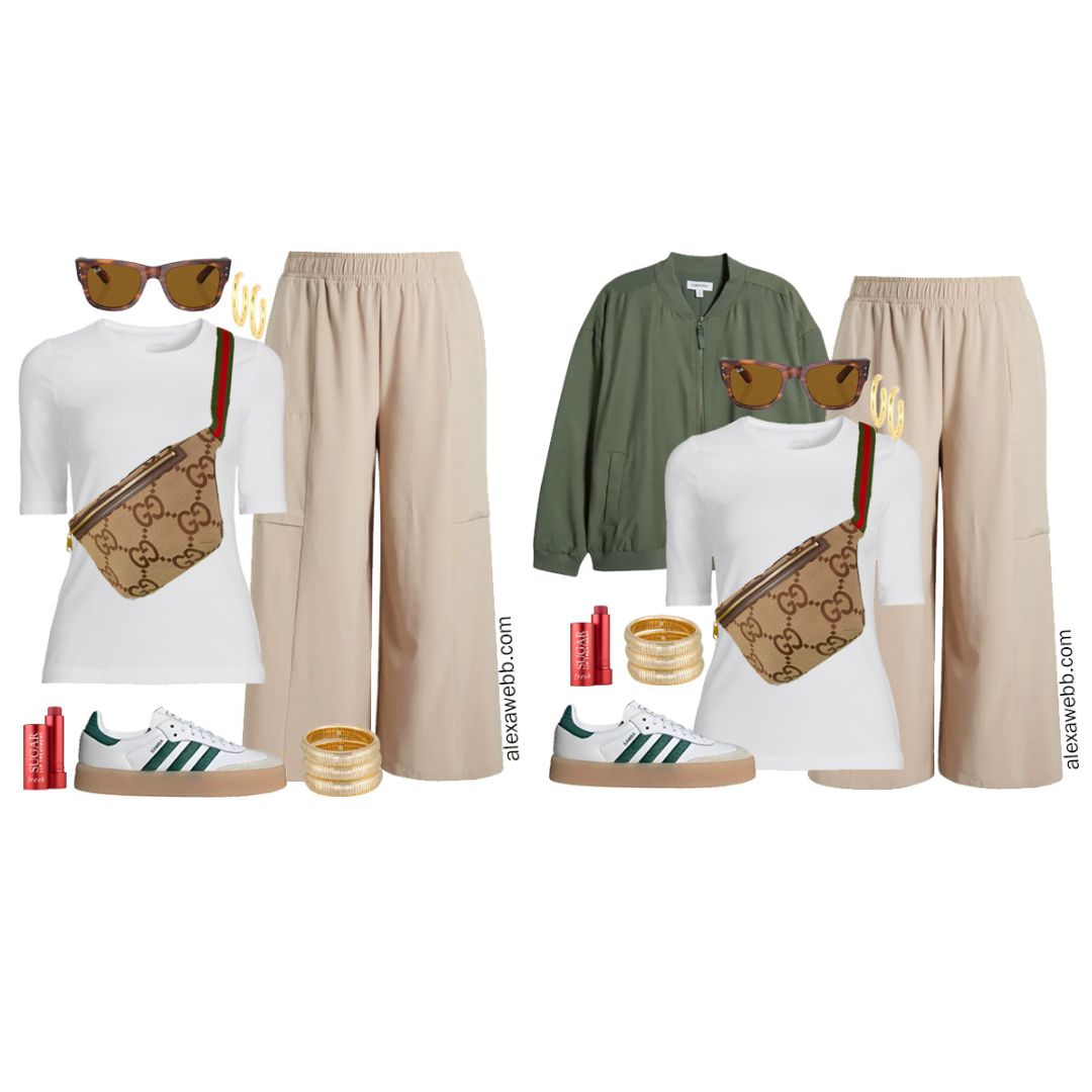 Plus Size Wide Leg Athleisure Outfits - Alexa Webb