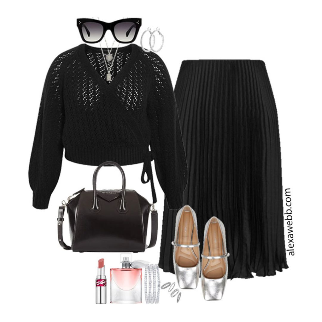 Plus Size Black Ballet Core Outfit - Alexa Webb