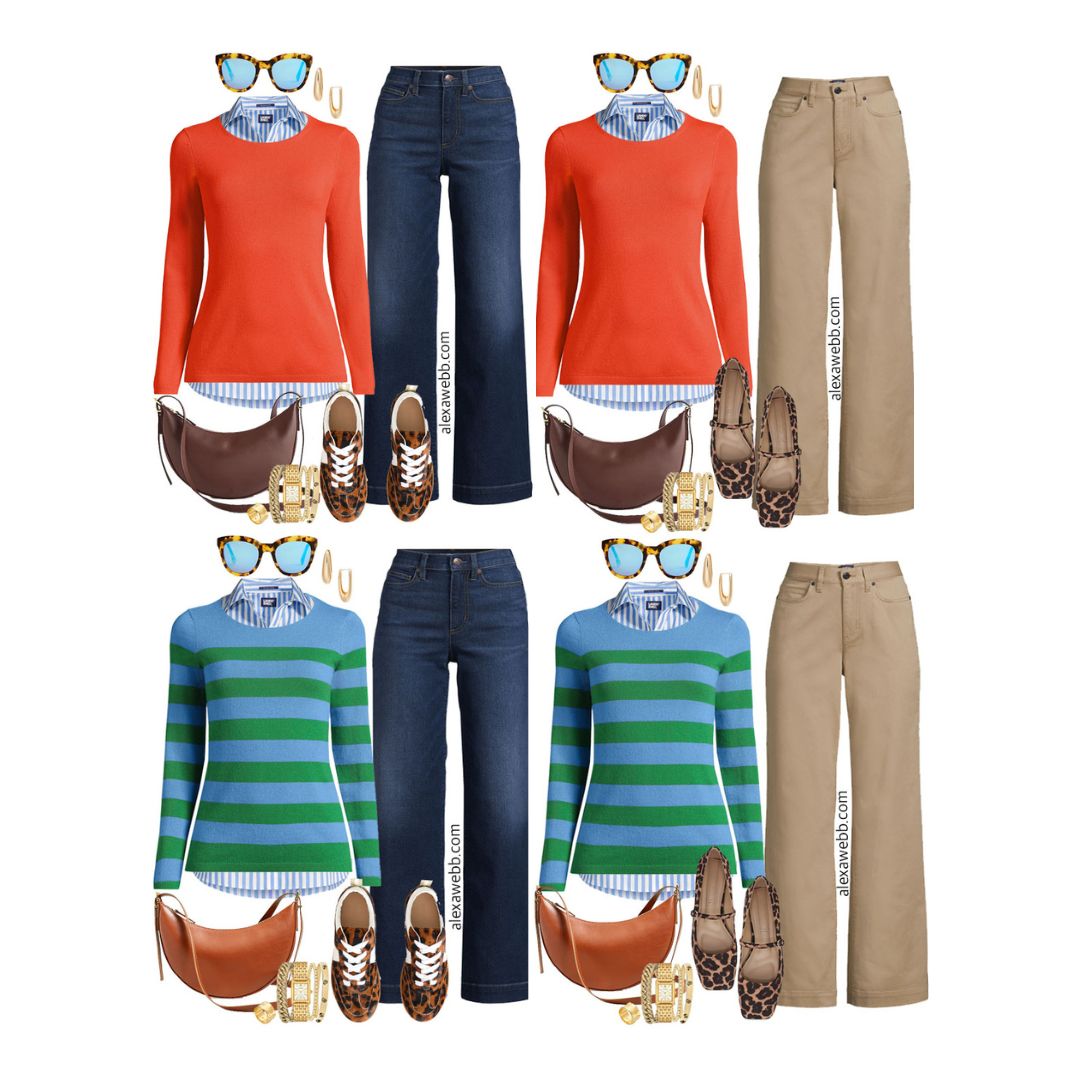 Plus Size Fall Preppy Outfits - Alexa Webb