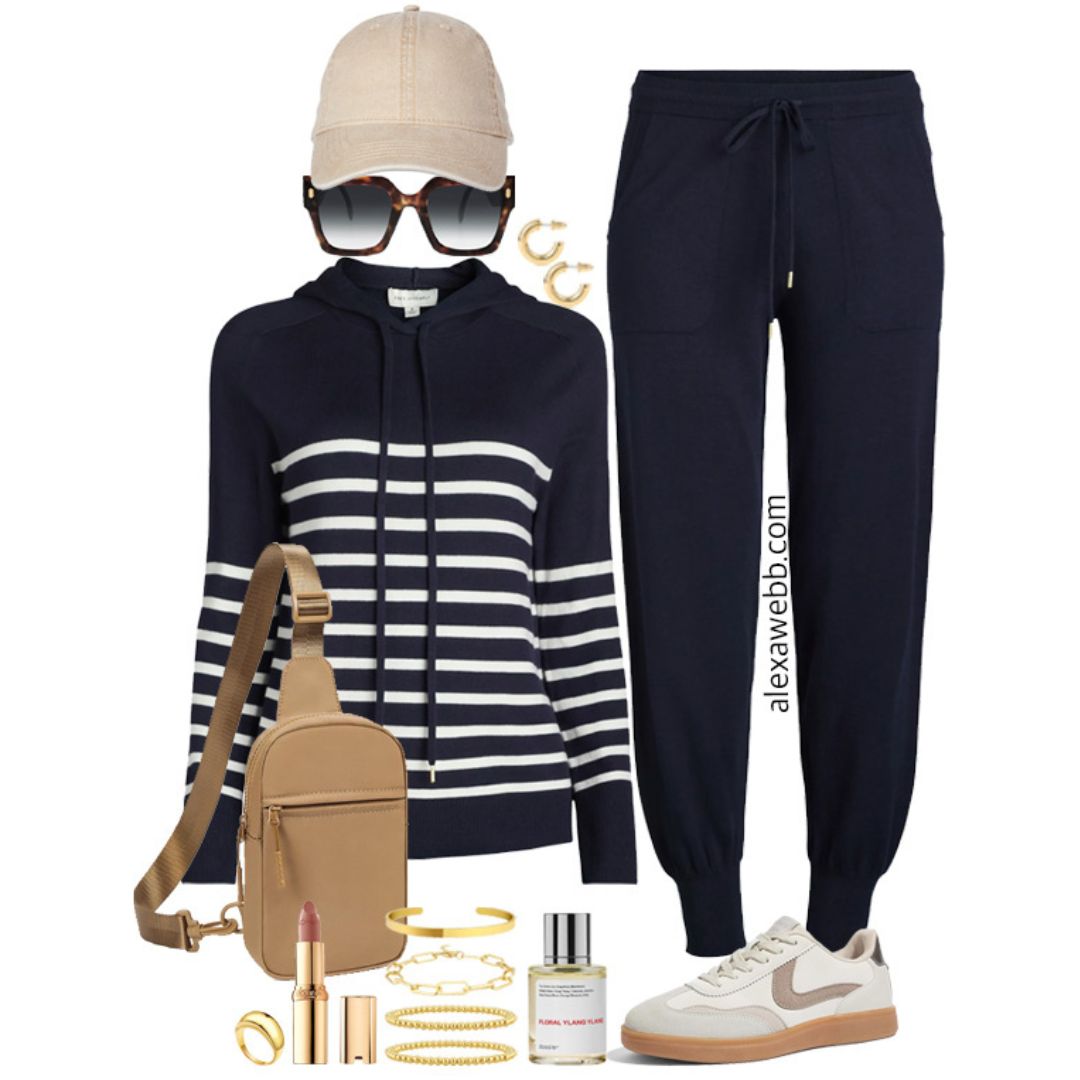 Plus Size on a Budget - Preppy Athleisure - Alexa Webb