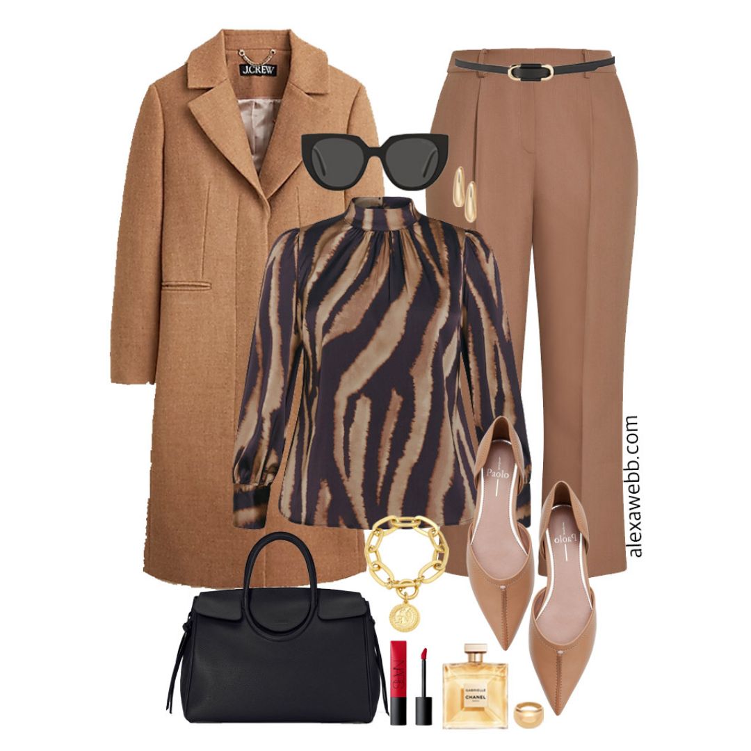 Plus Size Winter Quiet Luxury Work Outfit - Alexa Webb