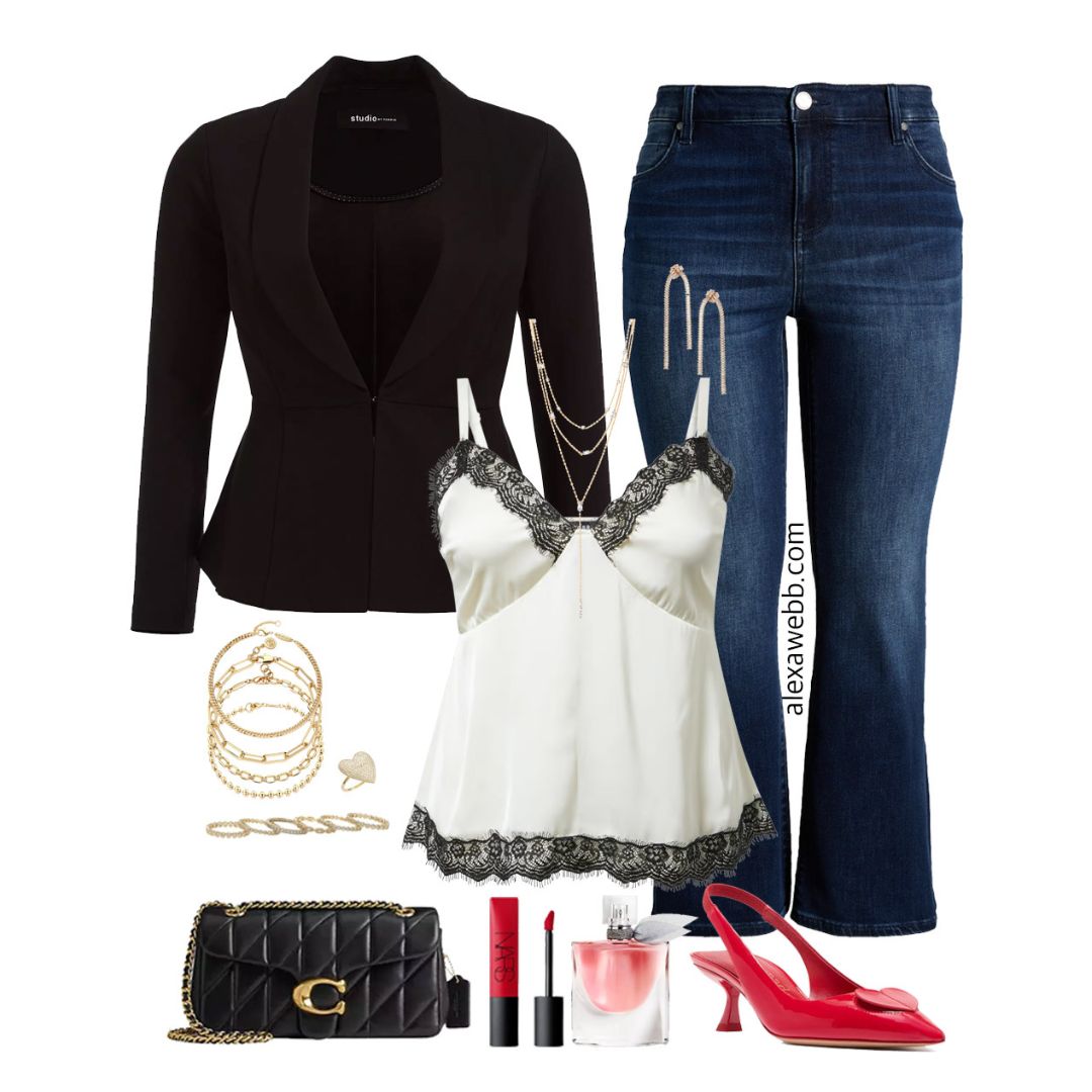 Plus Size Valentine's Day Date Outfit - Alexa Webb