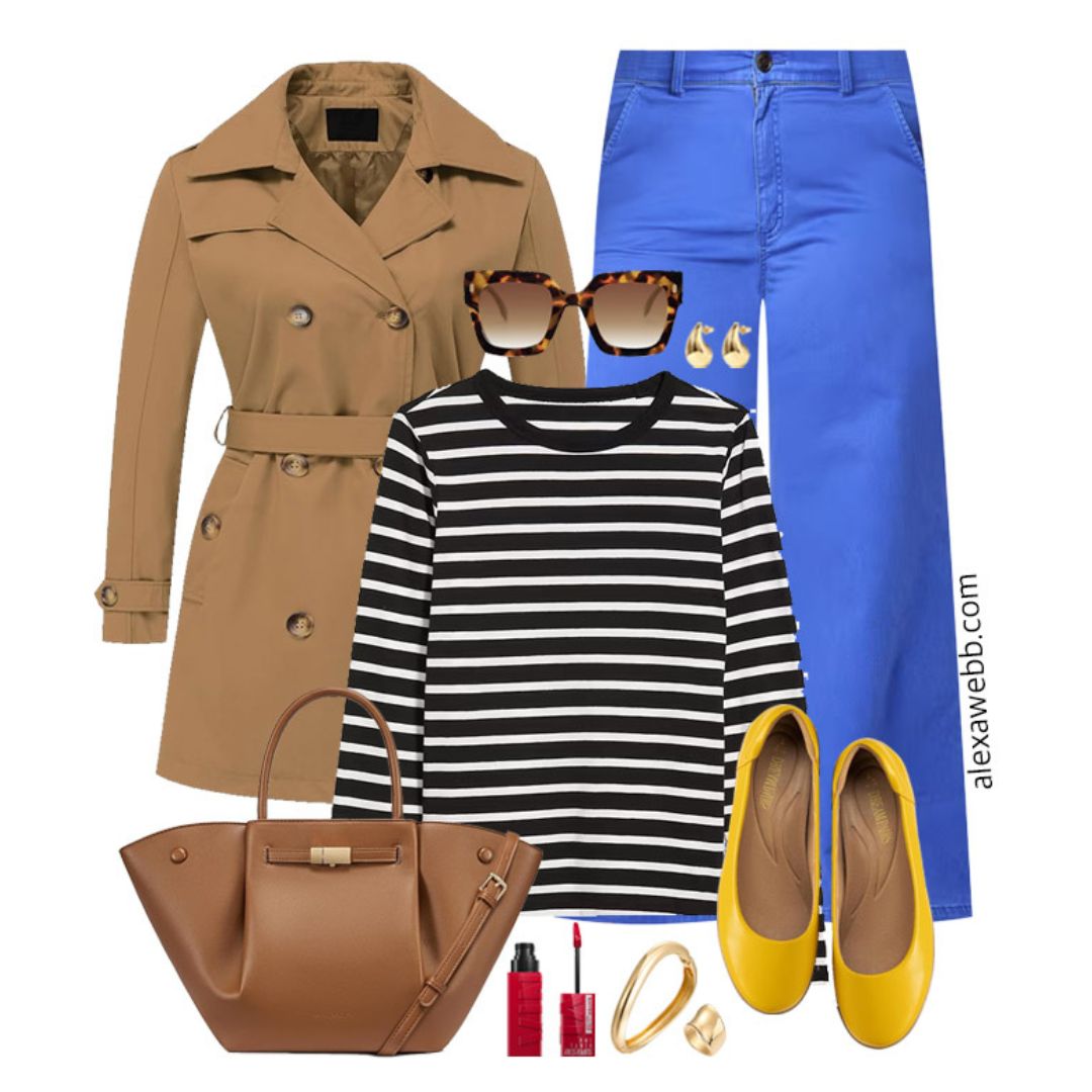 Plus Size on a Budget – Blue Spring Outfit - Alexa Webb