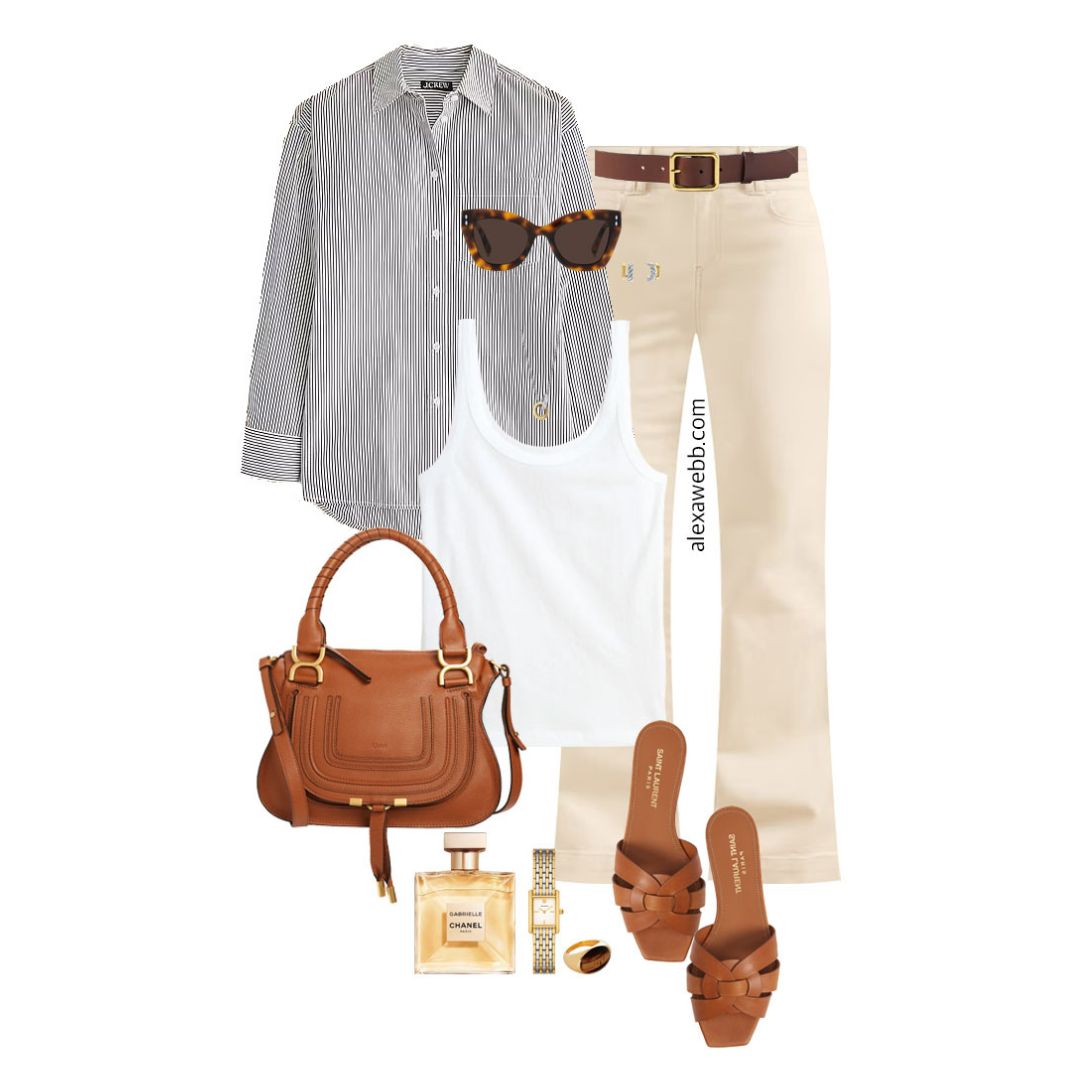 Plus Size Early Fall Coastal Outfit - Alexa Webb