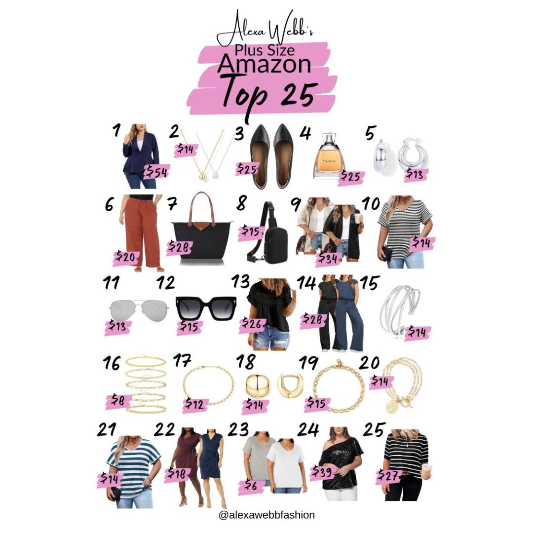Plus Size Amazon Top 25 - August 2025 - Alexa Webb