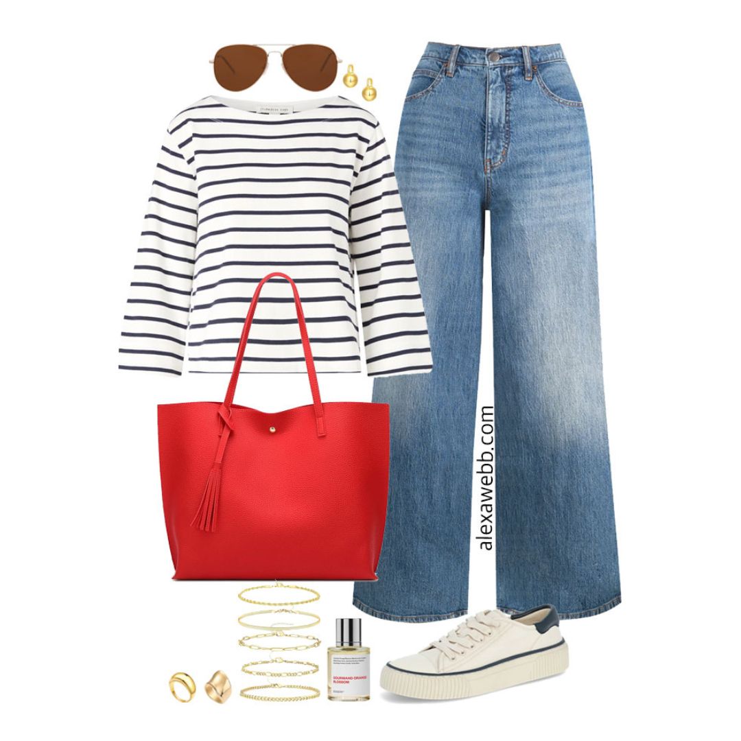 Plus Size on a Budget - Coastal Fall Outfit - Alexa Webb