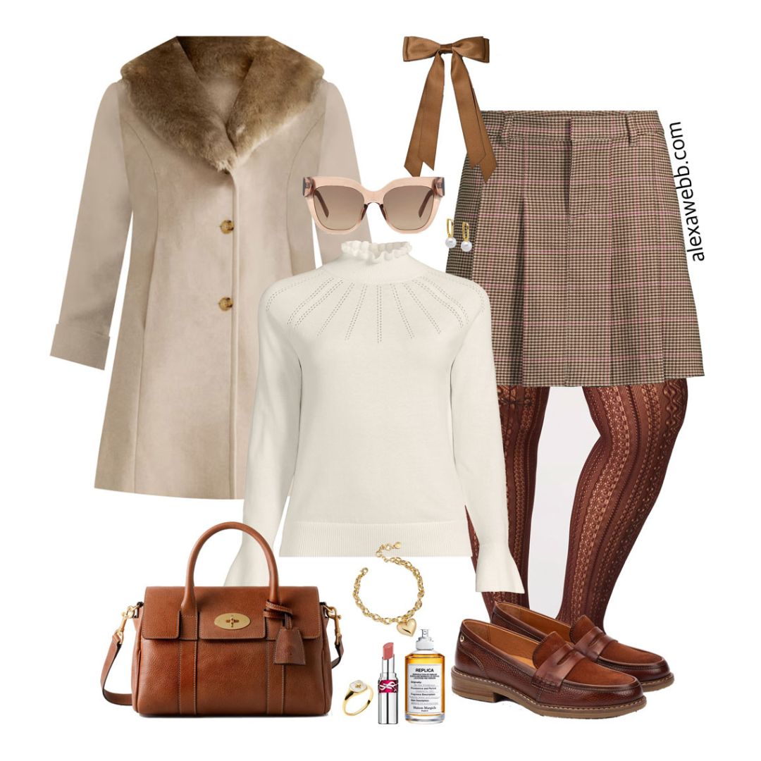 Plus Size Light Academia Outfit - Alexa Webb