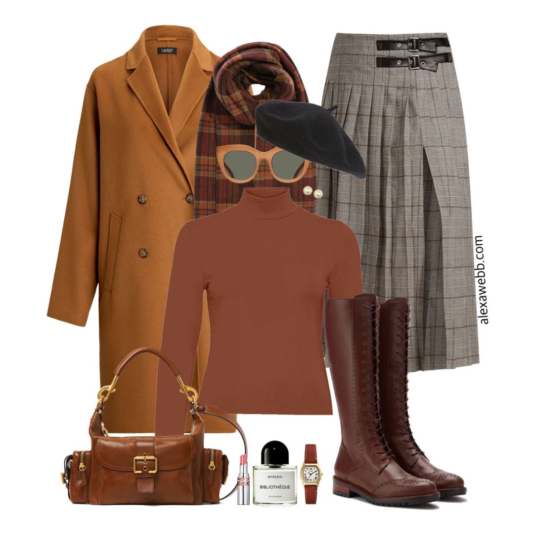 Plus Size Dark Academia Outfit - Alexa Webb