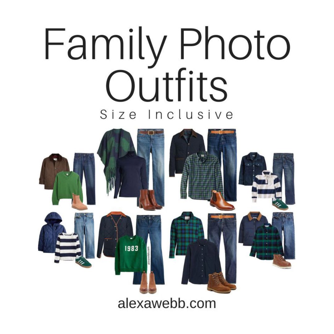 2025 Fall Family Photoshoot Outfits - Alexa Webb